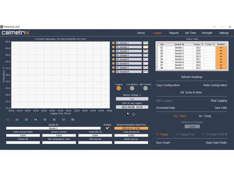 ThermoCal 2 - Software para Calorímetros Semi-Adiabáticos